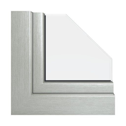 Feneste | Windows | Colors | Veka colors | Brushed aluminum
