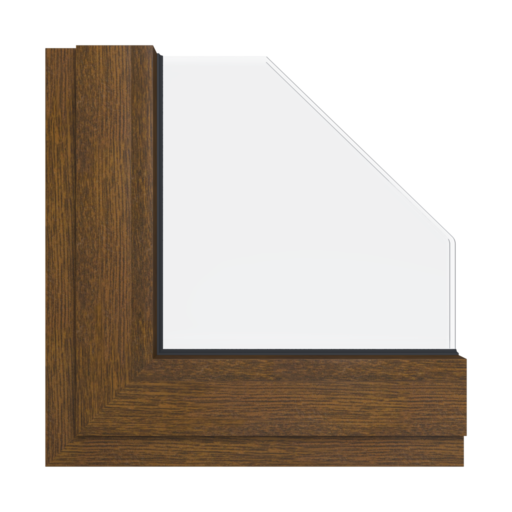 Feneste | Windows | Colors | Aliplast Colors | Walnut wood effect