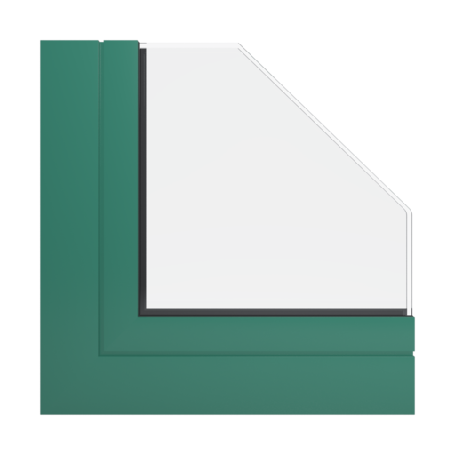 Feneste | Windows | Colors | Aluminum RAL | RAL 6000 Patina green
